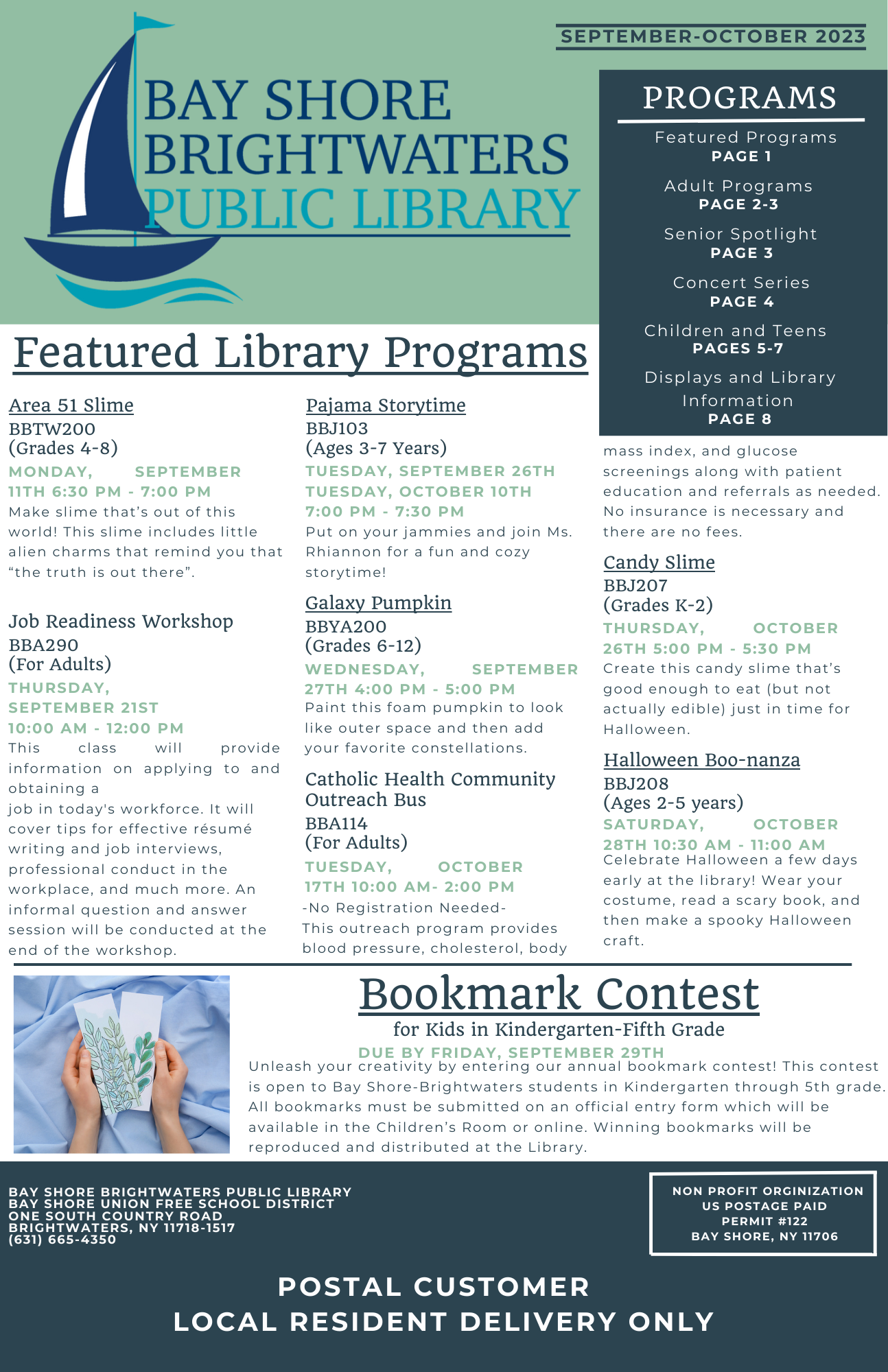 Newsletter – Bay Shore Brightwaters Public Library